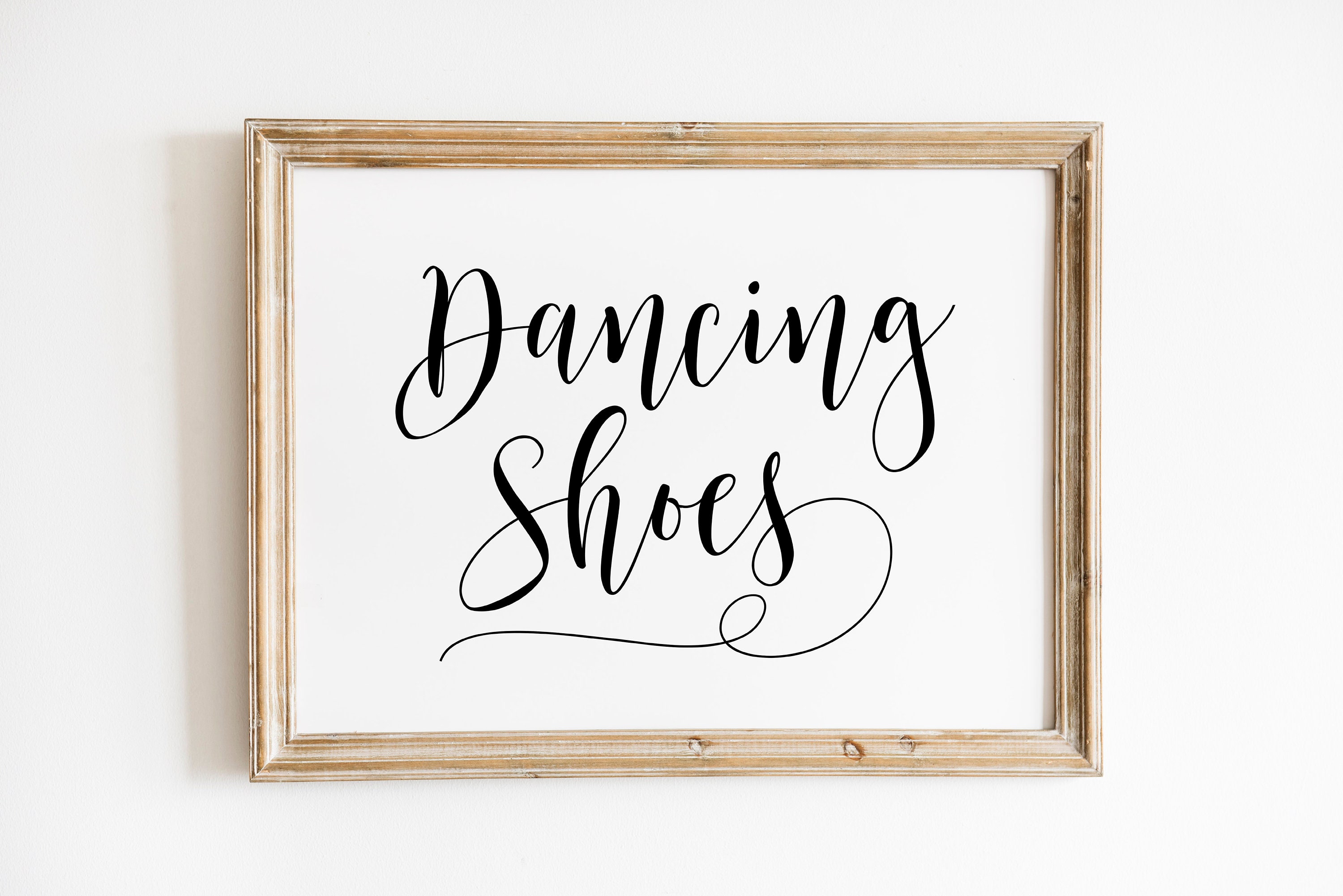 Dancing Shoes Sign Wedding Signs Wedding Signage Wedding | Etsy