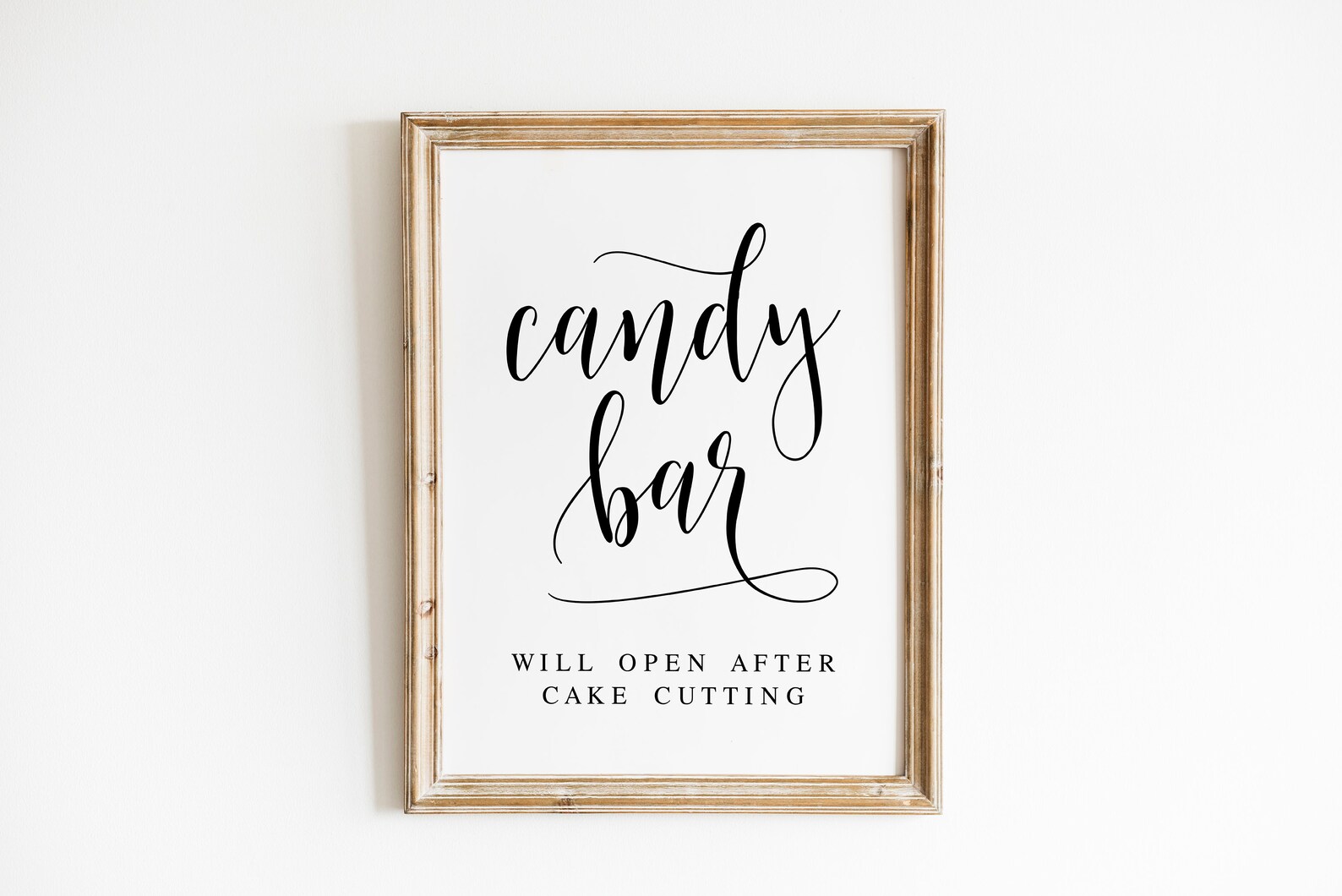 Candy Bar Will Open After Cake Cutting Wedding Signs Wedding - Etsy