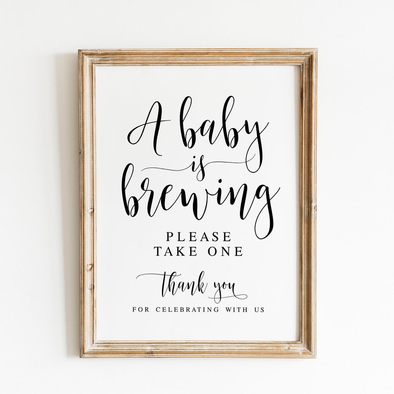 A Baby is Brewing - Etsy
