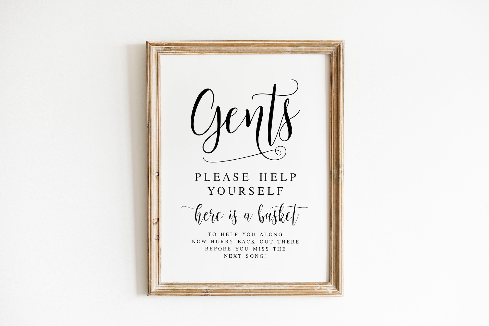 Gents Please Help Yourself Here is A Basket to Help You - Etsy