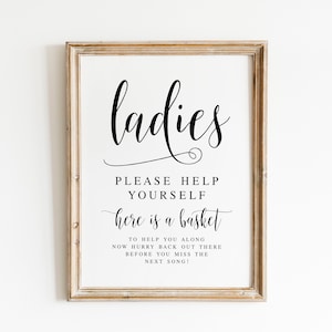 Ladies Please Help Yourself, Here is A Basket to Help You Along ...