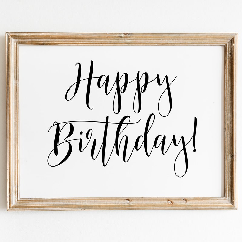 Happy Birthday Signs - Etsy