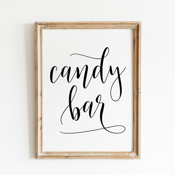 Candy Table Signs - Etsy