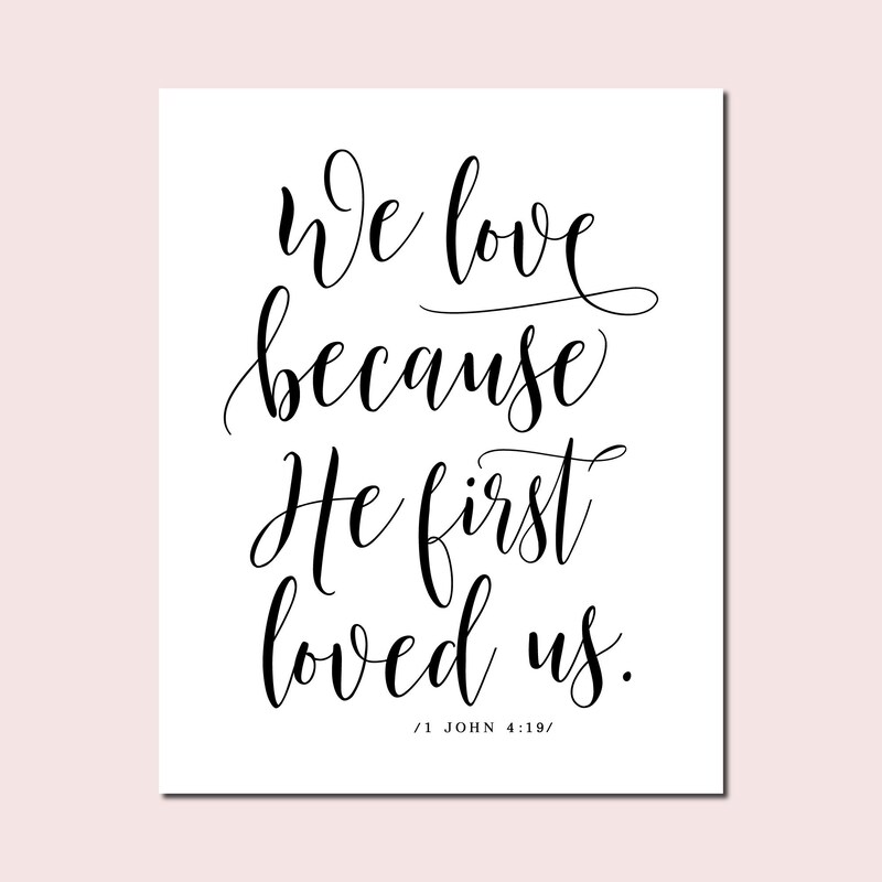 He First Loved Us - Etsy