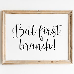 But First Brunch, Brunch Sign, Wedding Brunch Decor Sign, Bridal Brunch ...
