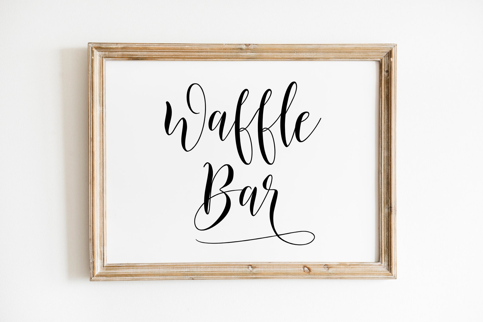 Waffle Bar Sign Wedding Signs Wedding Dessert Bar Sign | Etsy