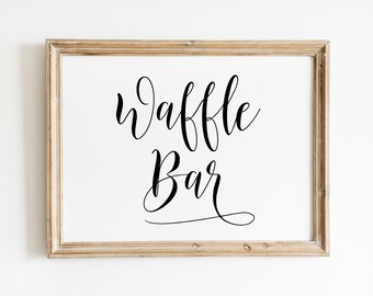 Wedding Waffle Bar | Etsy