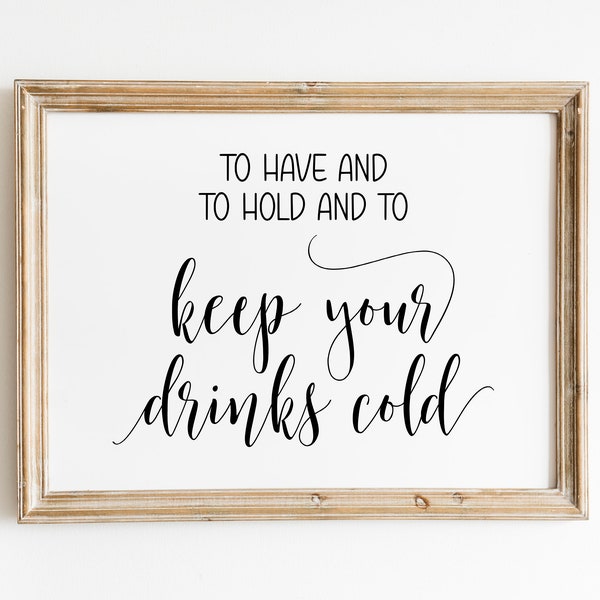 Cold Drinks Sign - Etsy