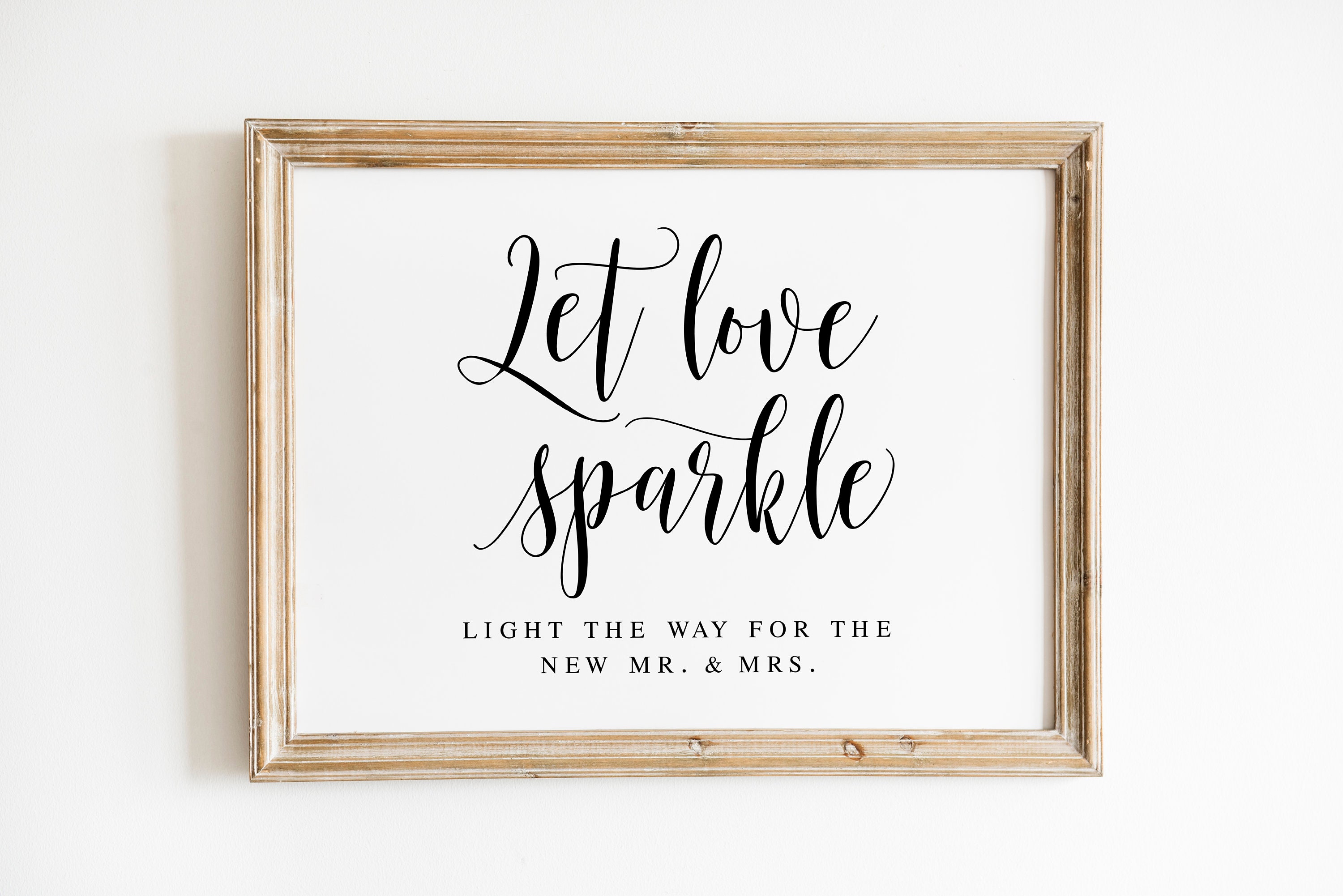 Let Love Sparkle Light The Way For The New Mr And Mrs | Etsy