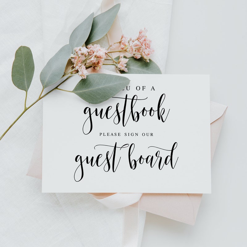 Guest Signing Board - Etsy