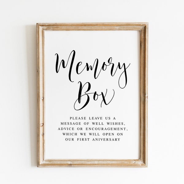 Wedding Memory Box - Etsy