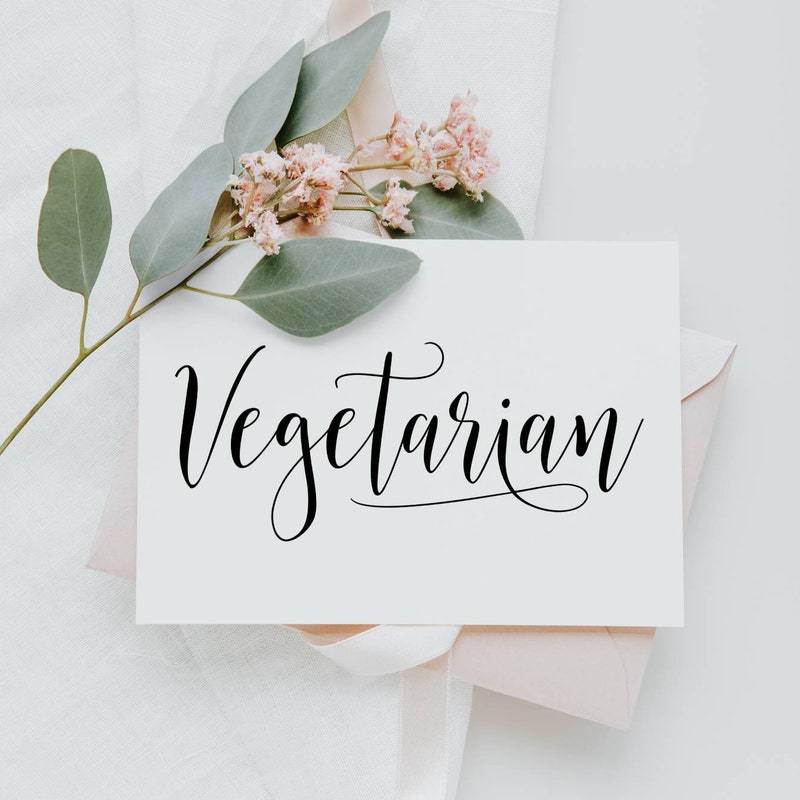 Vegetarian Sign - Etsy
