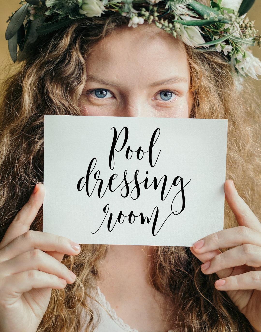 Pool Dressing Room Sign, Printable Signs, Door Sign, Dressing Room ...