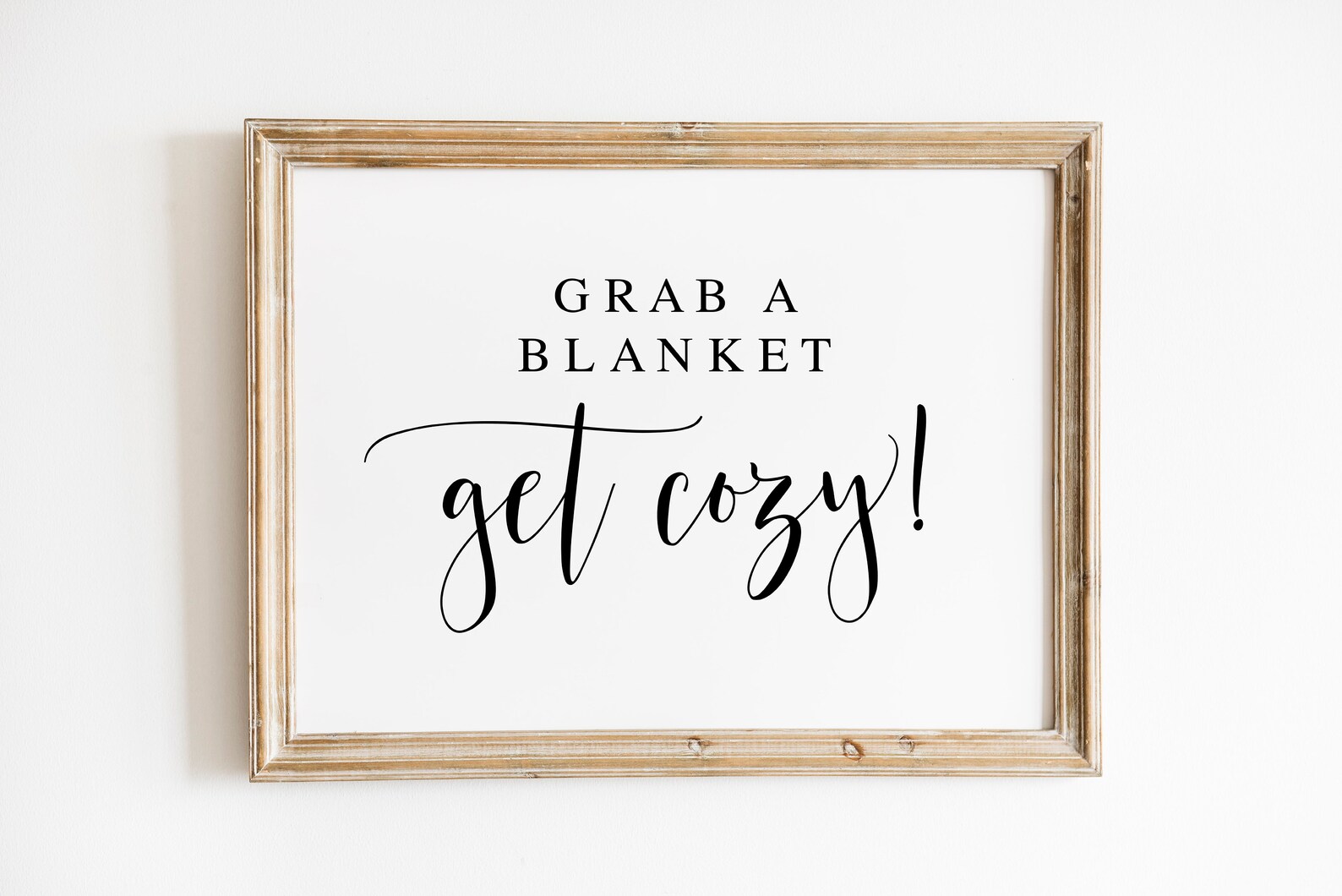 Grab A Blanket and Get Cozy Wedding Signs Wedding Blanket - Etsy