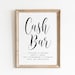 Cash Bar Sign Wedding Signs Wedding Cash Bar Wedding - Etsy
