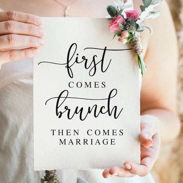 Printed Brunch Sign - Etsy