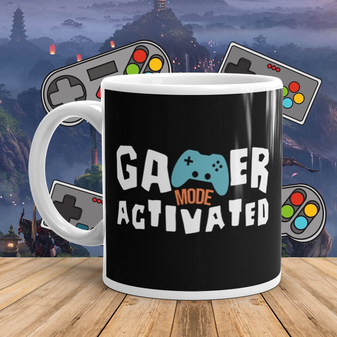 Gamer Mode Activated Video Game Mugs, Gaming Mug, Gamer Gift for Him ...
