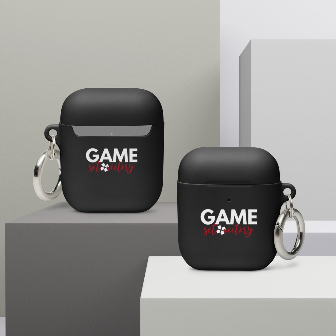 Game Set Victory Rubber Case for Airpods® Funny AirPod Case, Gamer Gift ...