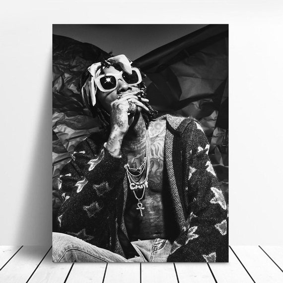 Wiz Khalifa poster Canvas Print Canvas Painting Posters And | Etsy