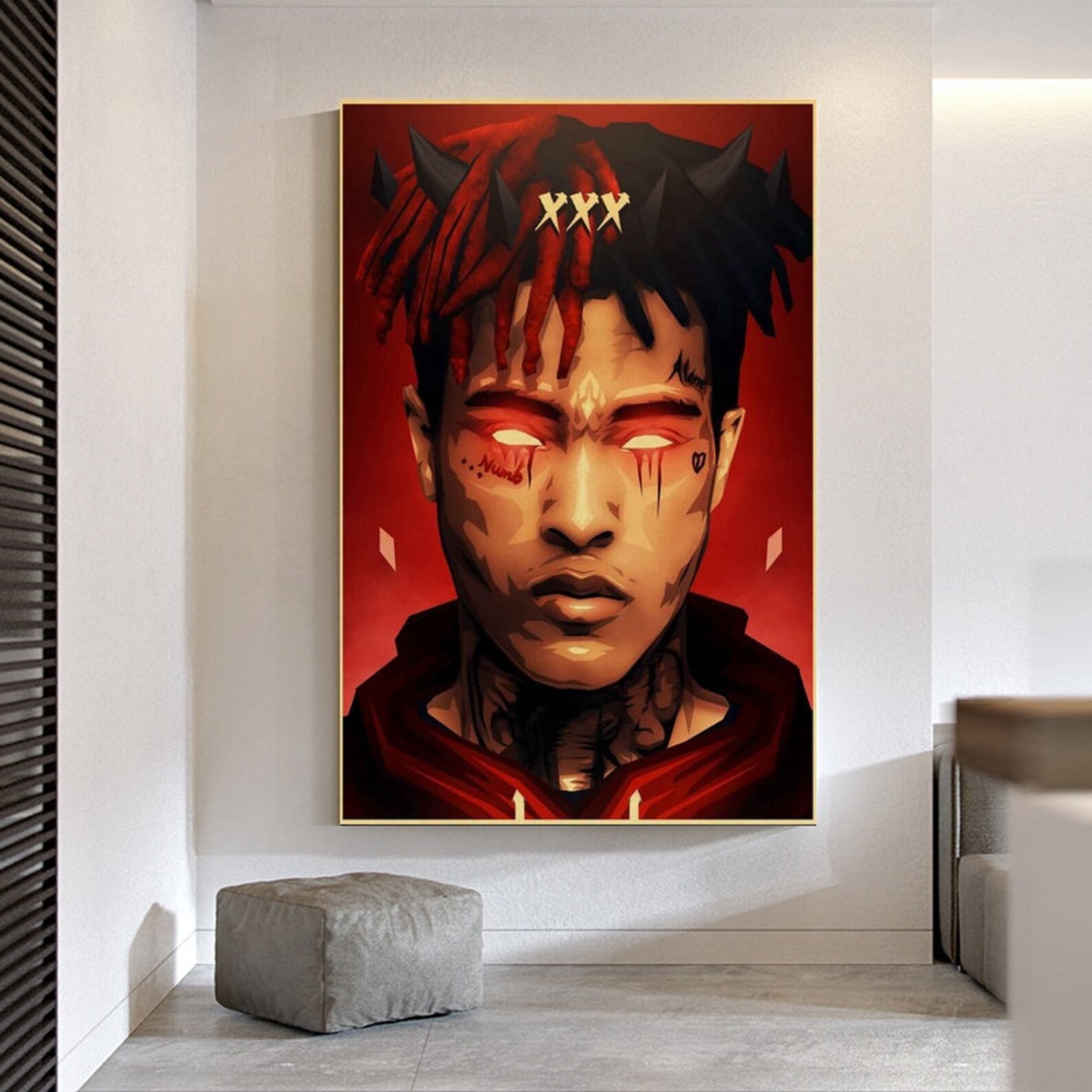 XXXTentacion Poster American Rapper Retro Vintage Canvas | Etsy