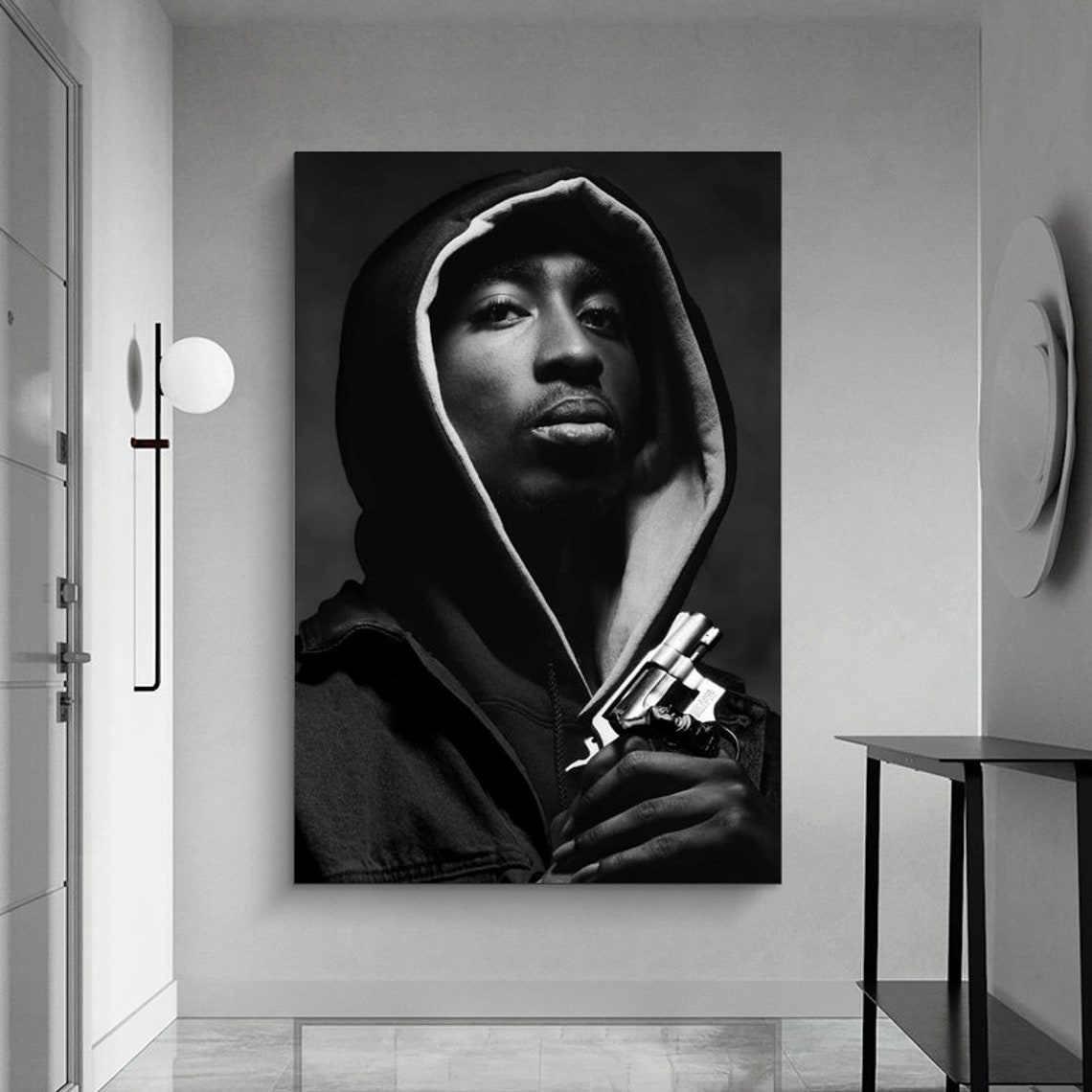 Tupac Praying poster poster Canvas Painting Posters And Prints | Etsy