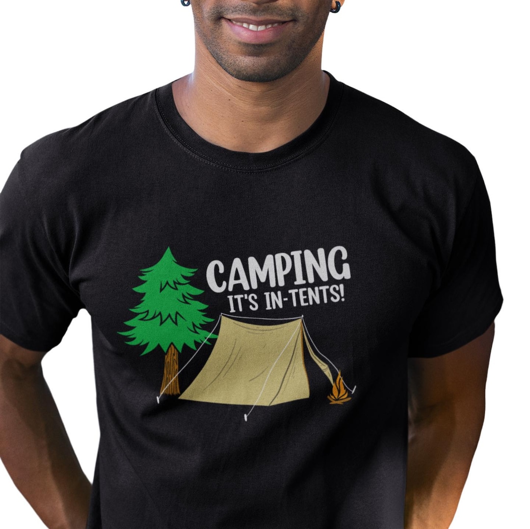 Camping T-shirts for Summer Vacation Camping Accessories Camping Its in ...