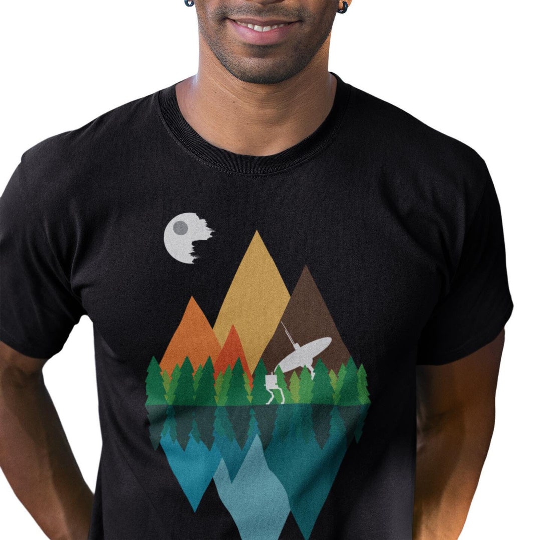 Star Wars Endor Tshirt, Retro Star Wars Ewok Planet, Death Star Shirts ...