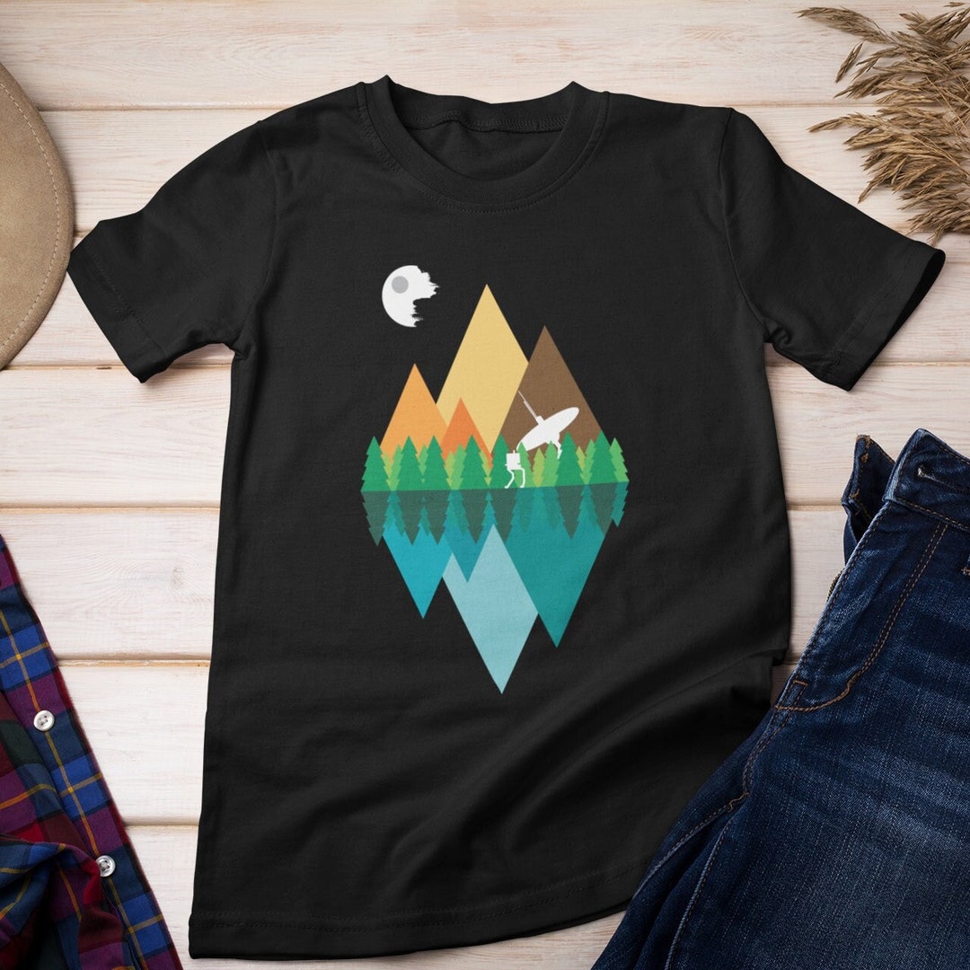 Star Wars Endor Tshirt, Retro Star Wars Ewok Planet, Death Star Shirts ...