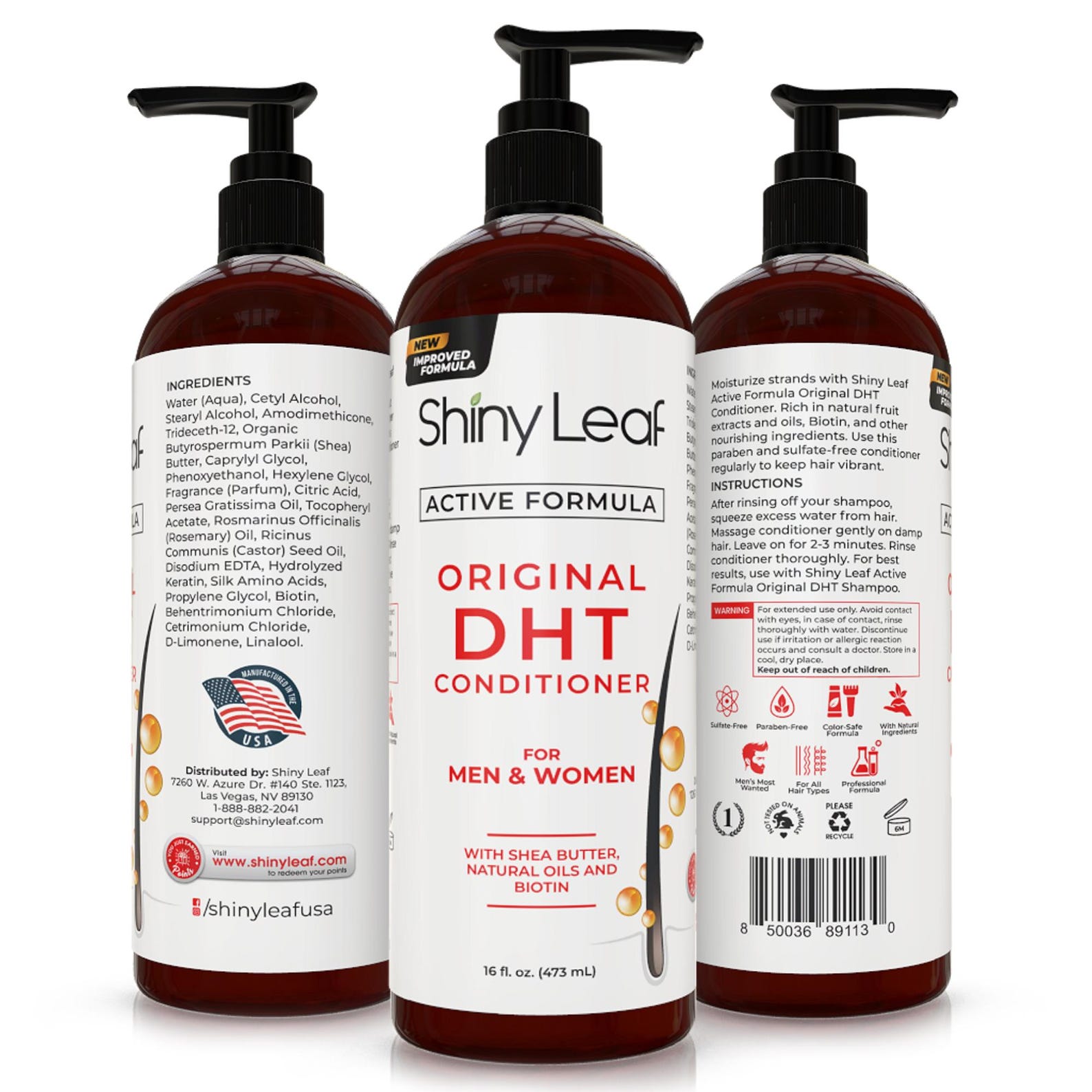 DHT Blocker Conditioner: Rosemary Oil for Hair Growth, Paraben ...