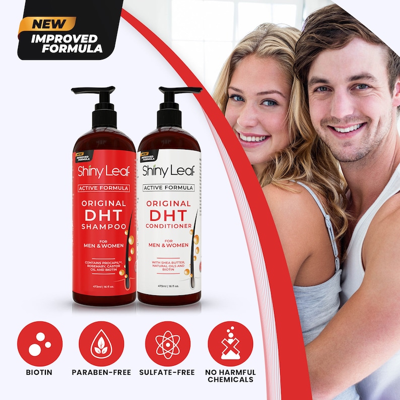 DHT Blocker Shampoo: Biotin Hair Growth, Sulfate Free - 16 Oz - Etsy