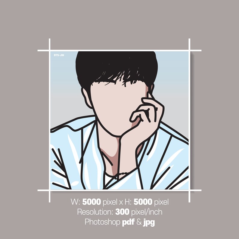 Bts Wall Art Set / Bts Gallery Wall / Bts Set of Print / Bts Printable ...