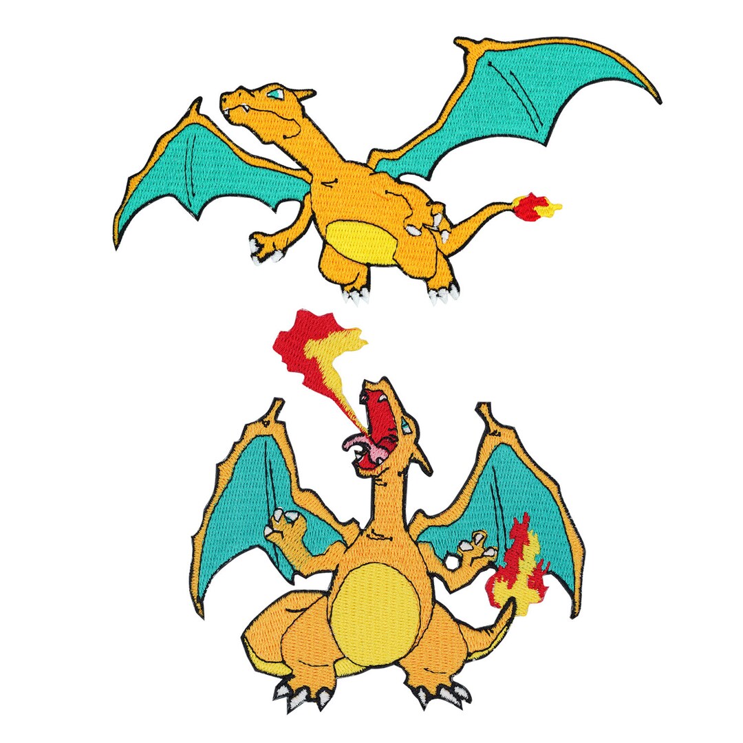 Charizard Patch Pokemon Iron on Patch Sew on Patch Anime - Etsy