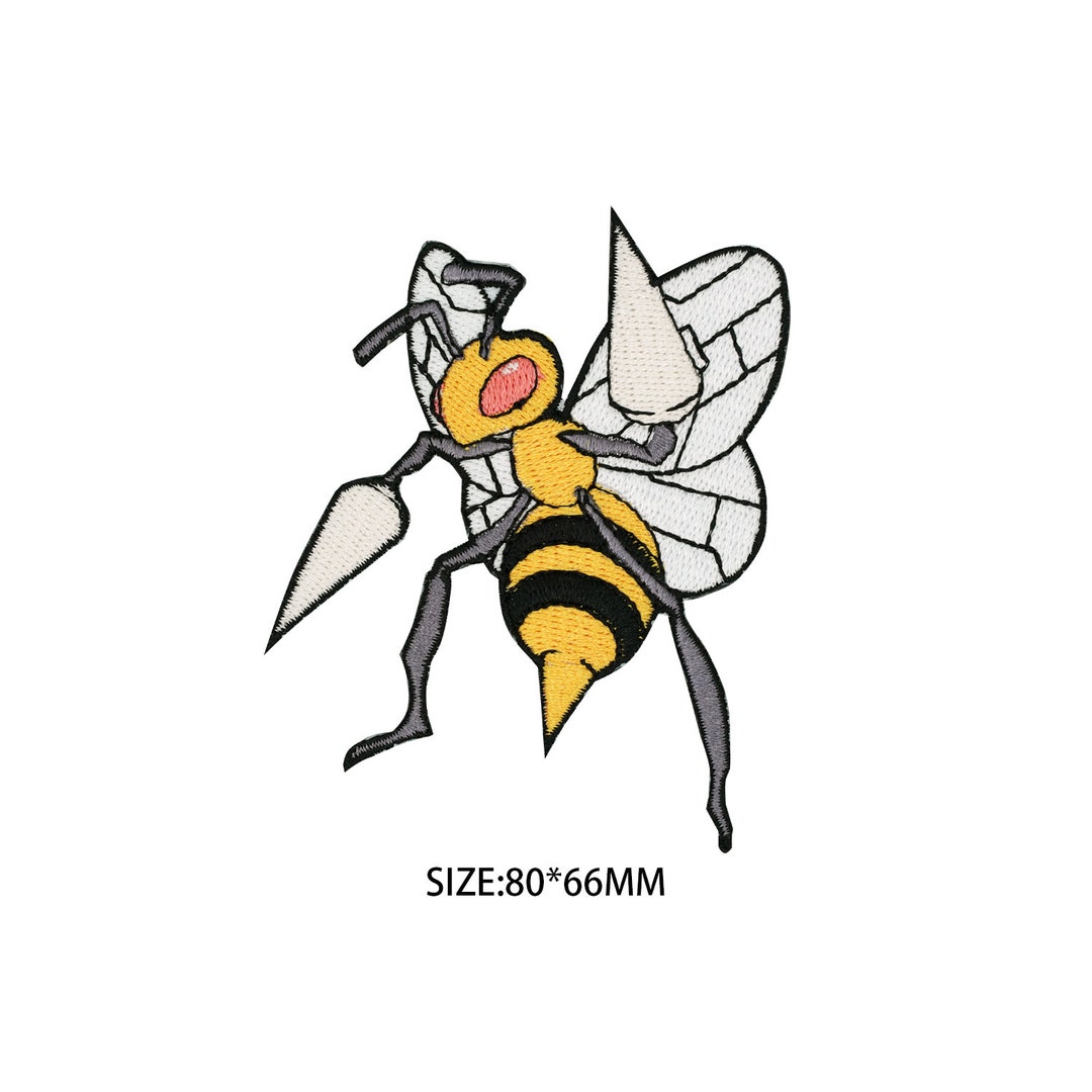 Beedrill Patch Pokemon Iron on Patch Sew on Patch Anime Cartoon Patch ...