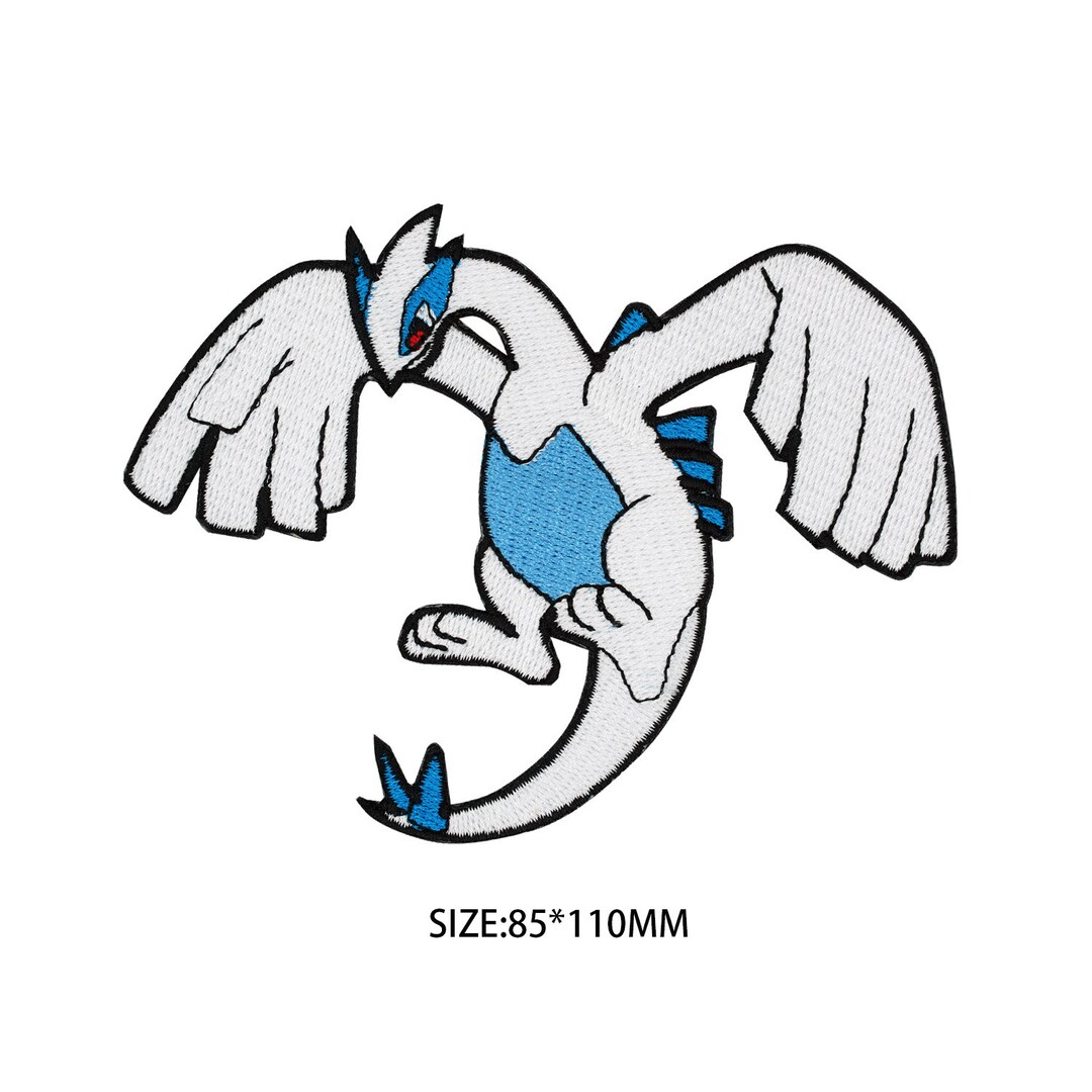Lugia Patch Pokemon Iron on Patch Sew on Patch Anime Cartoon Patch Bag ...