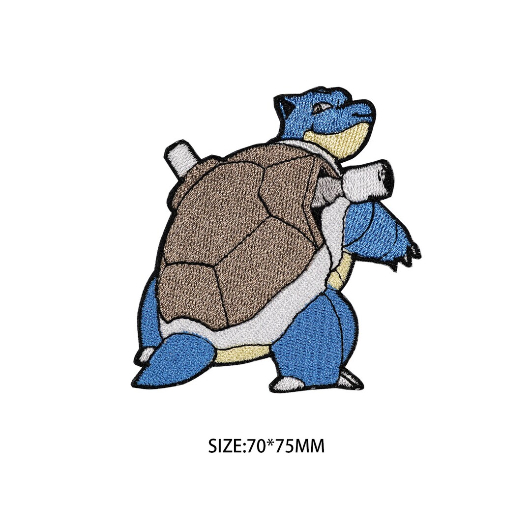 Blastoise Patch Pokemon Iron on Patch Sew on Patch Anime - Etsy