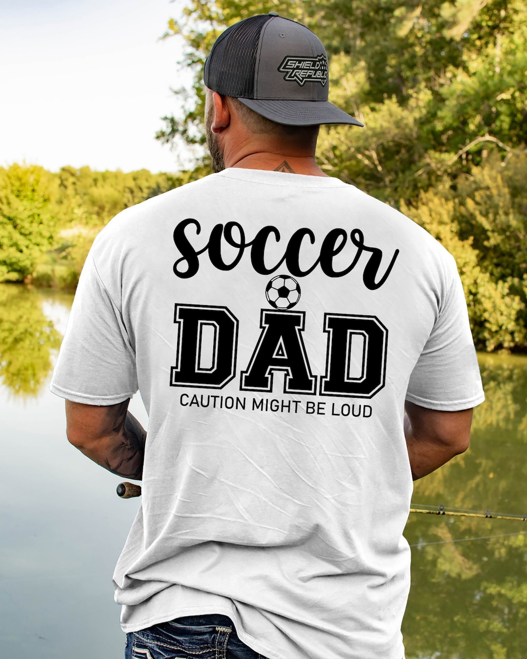 Soccer Dad SVG PNG EPS File, Caution Might Be Loud, Soccer Svg, Dad ...
