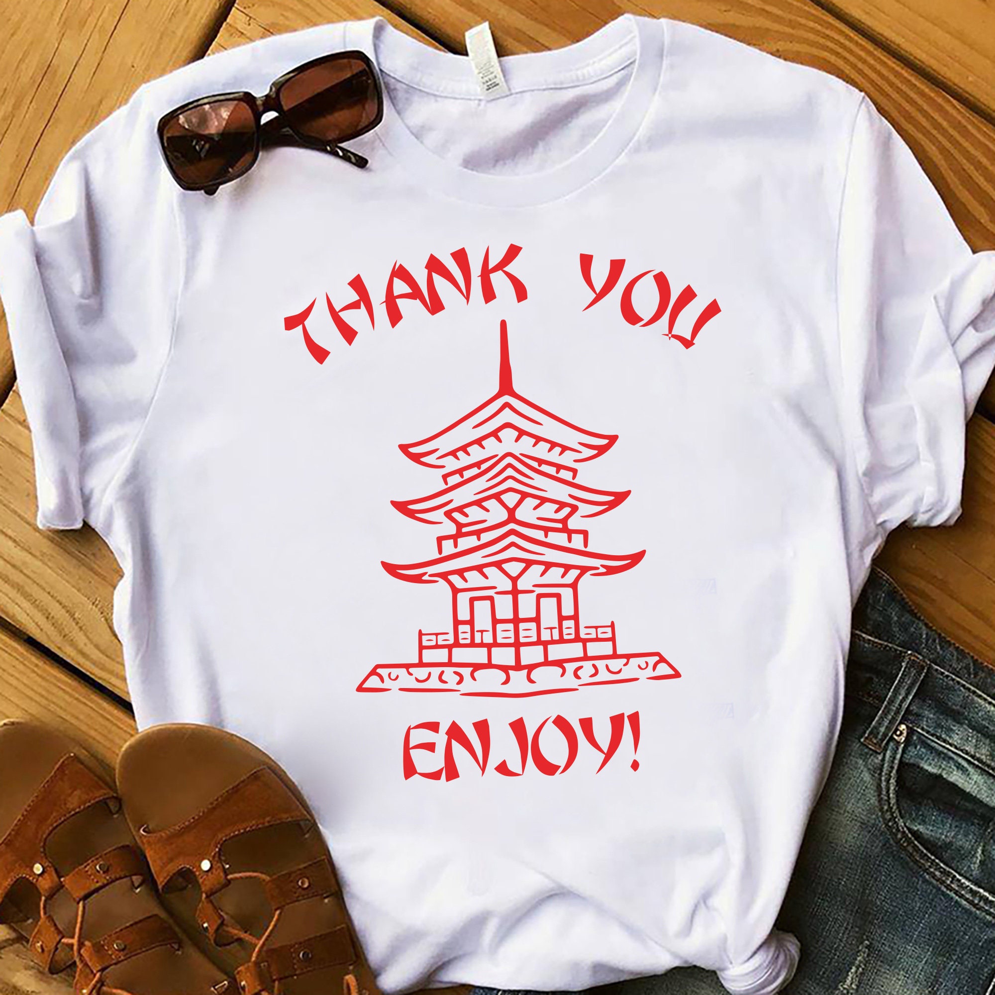 Thank You Enjoy SVG PNG EPS File for Digital Download - Etsy