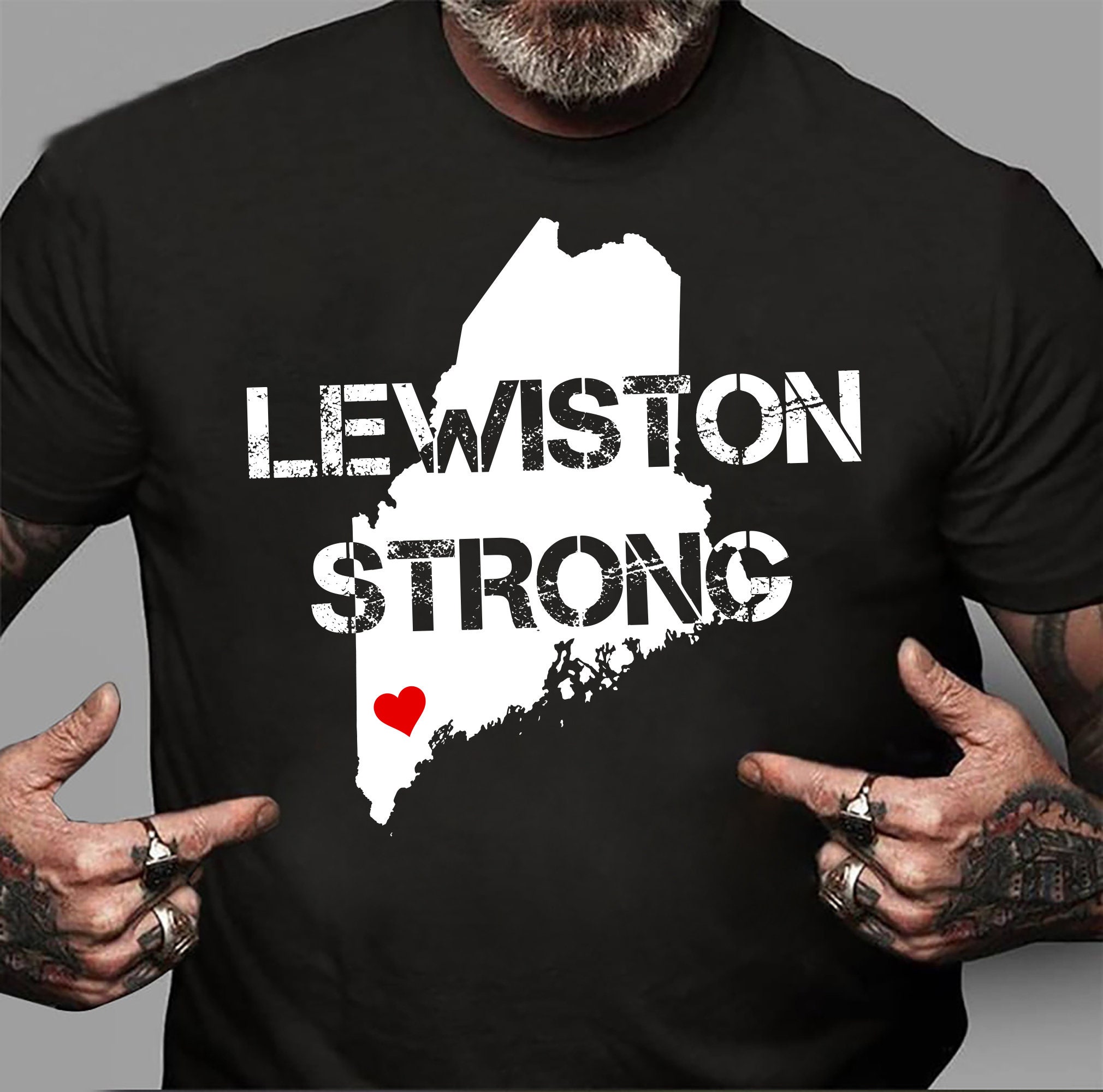 Lewiston Strong SVG PNG EPS File, Lewiston Strong Shirt Svg, Maine Svg ...