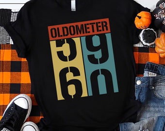 Oldometer SVG, 60th Birthday Svg, Birthday Humor, Oldometer Shirt, 60th ...