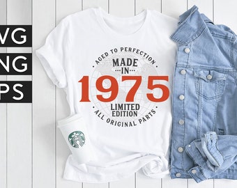1975 Vintage. Svg - Etsy