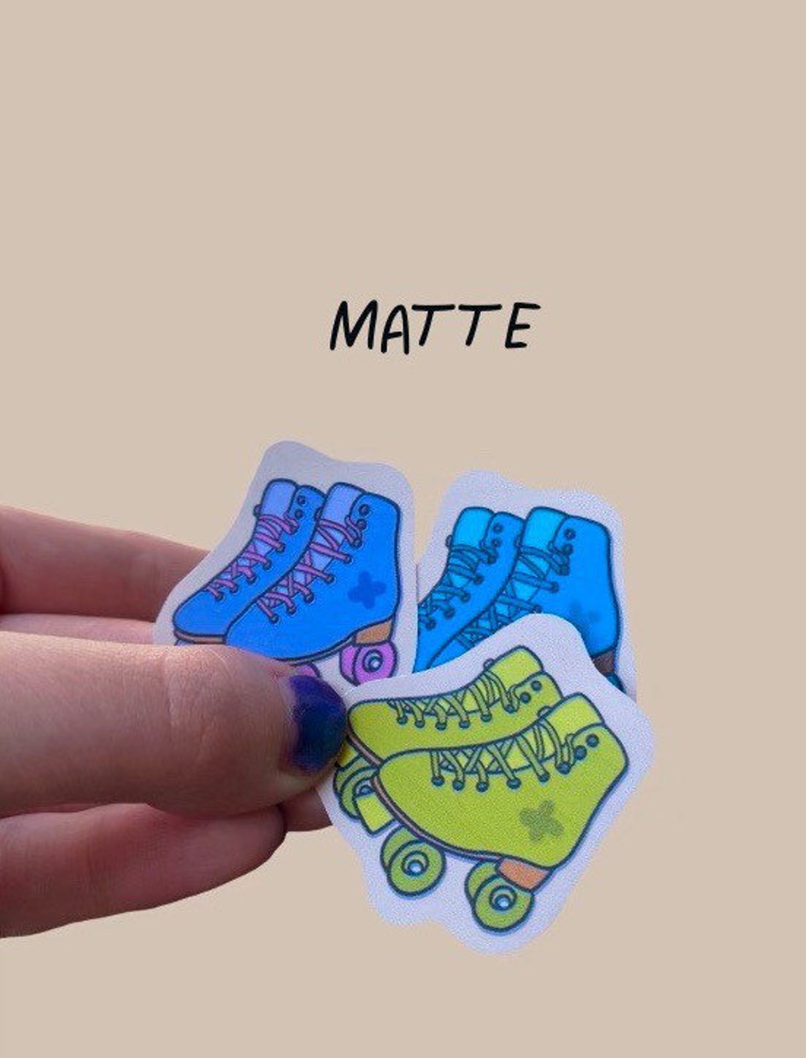 Roller Skate Sticker Bundle - Etsy