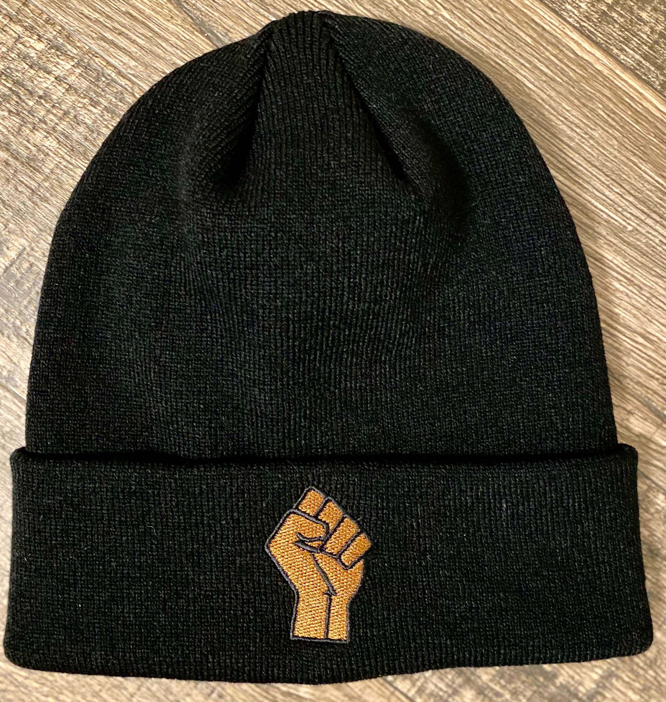 Black Lives Matter Hat for Adults and Kids, Unisex BLM Beanie, Black ...