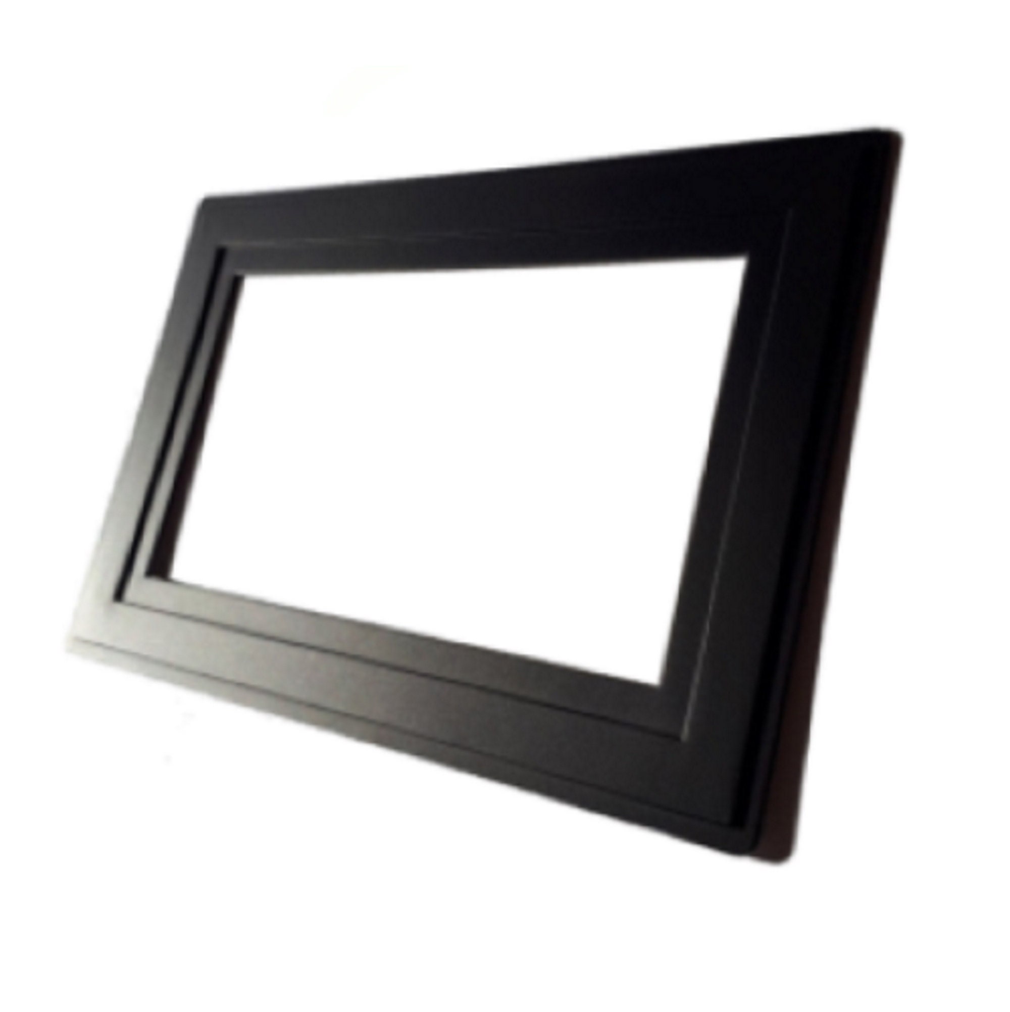 Black Finger Plates Light Switch Single and Double Plug Socket Surround ...