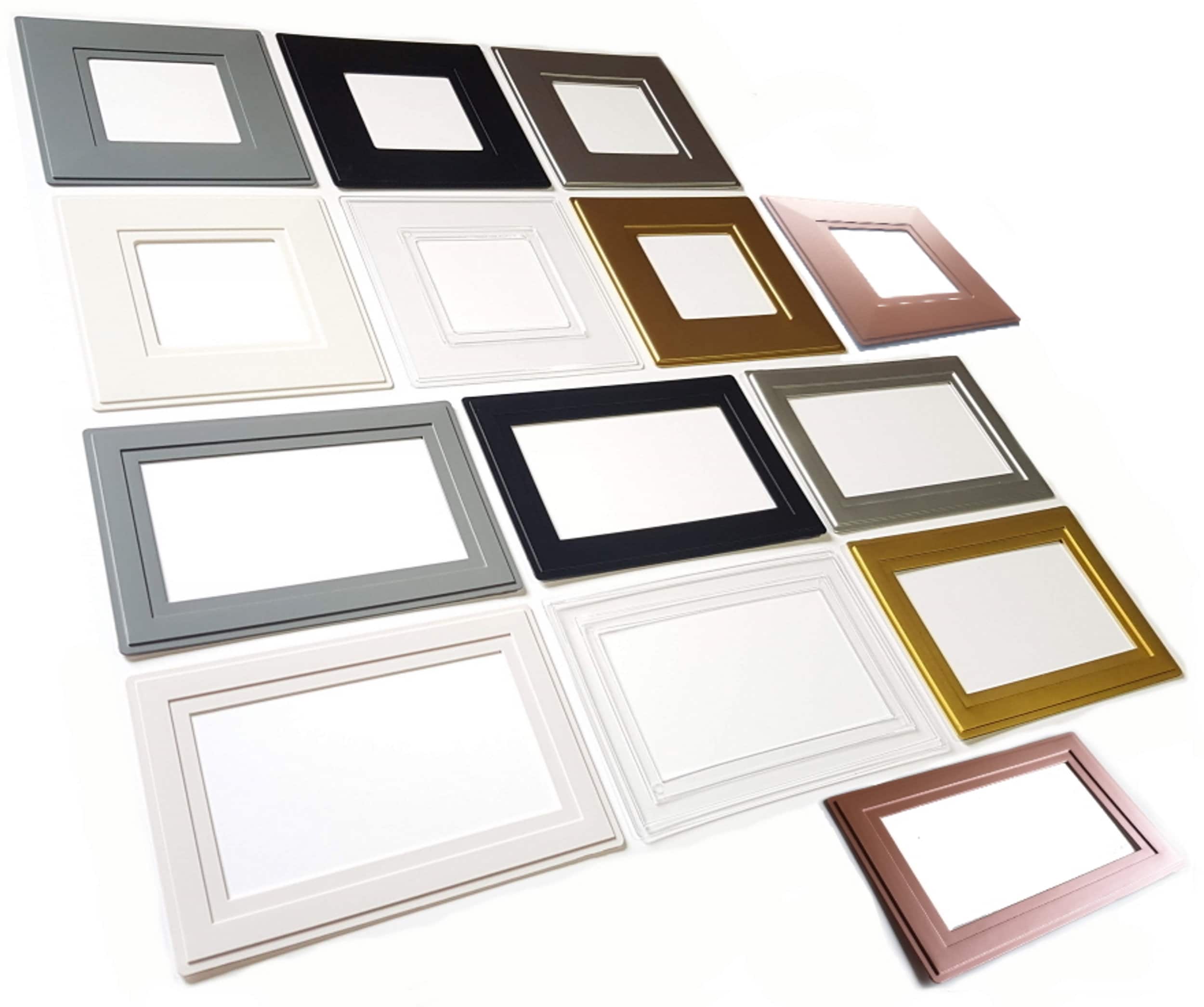 Finger Plates Light Switch Single and Double Plug Socket Surround Panel ...