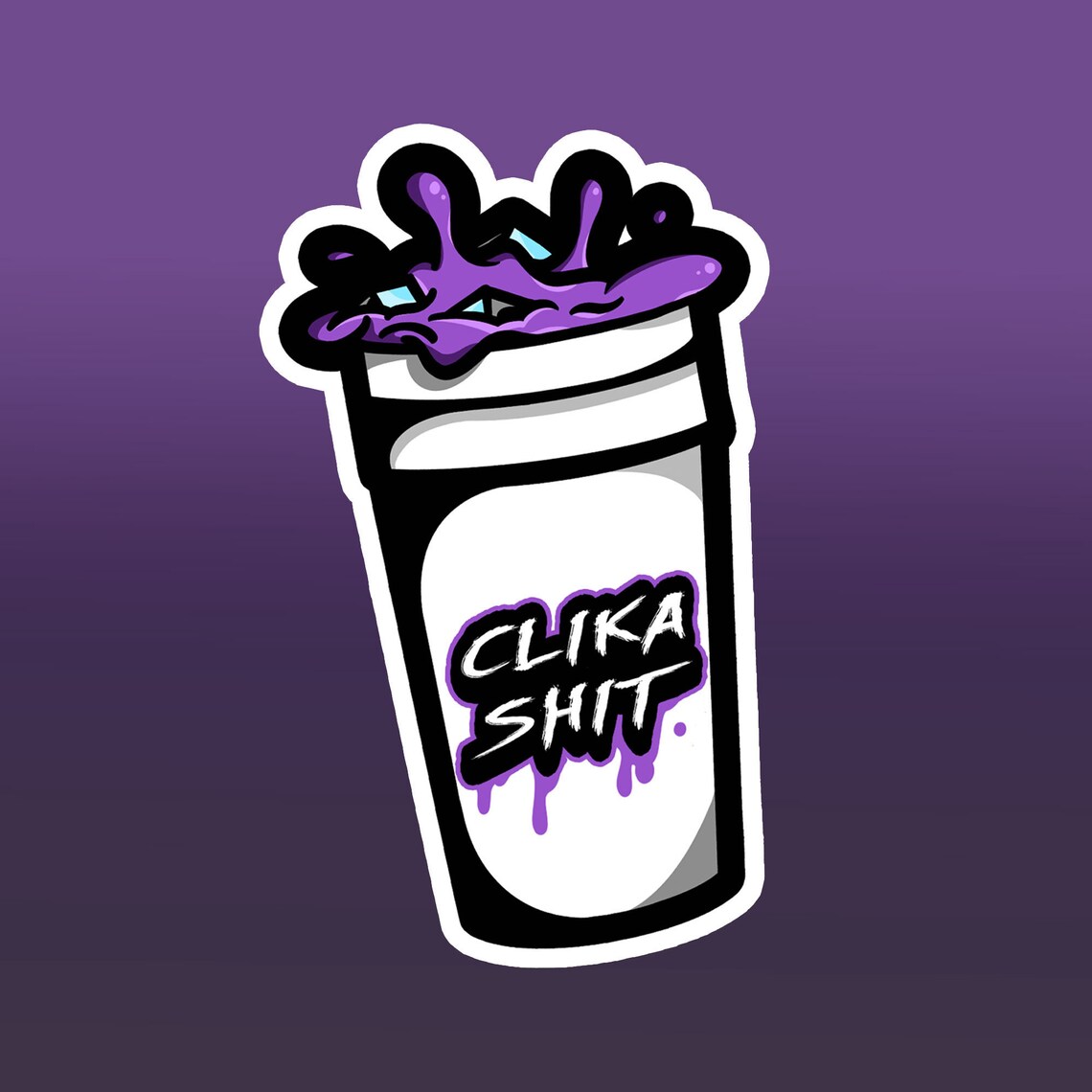 Clika Shit JayDee Herencia De Patrones Stickers 2 Pack HP | Etsy