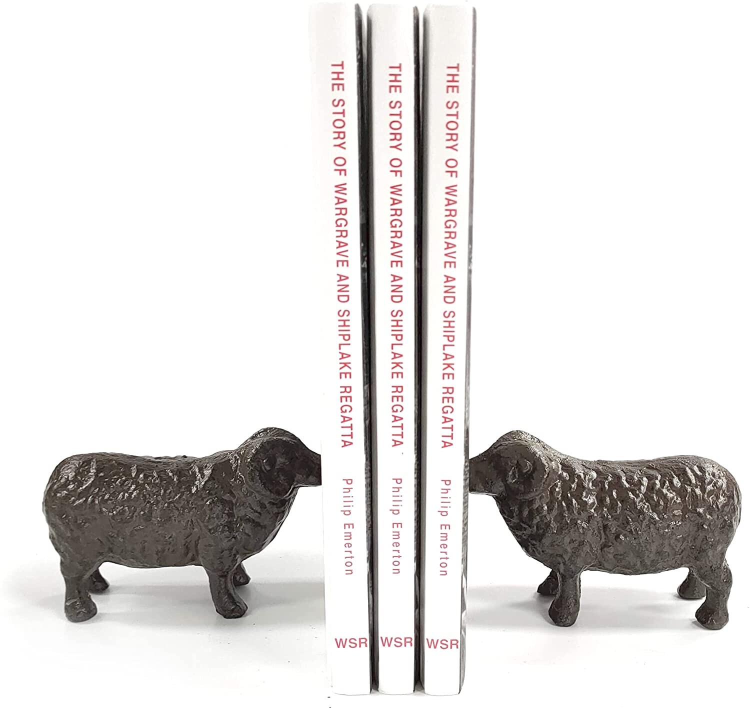Cast Iron Bookends or Door Stops. A Set of 2 Sheep. Ideal for | Etsy
