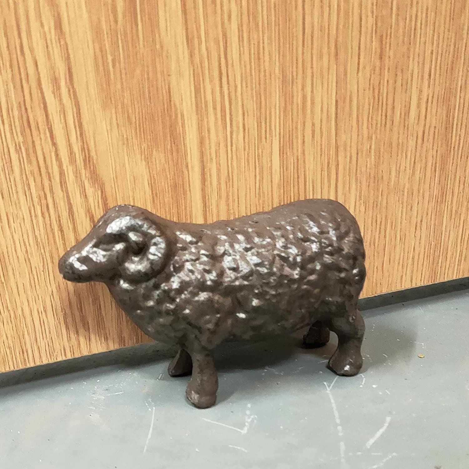 Cast Iron Bookends or Door Stops. A Set of 2 Sheep. Ideal for - Etsy