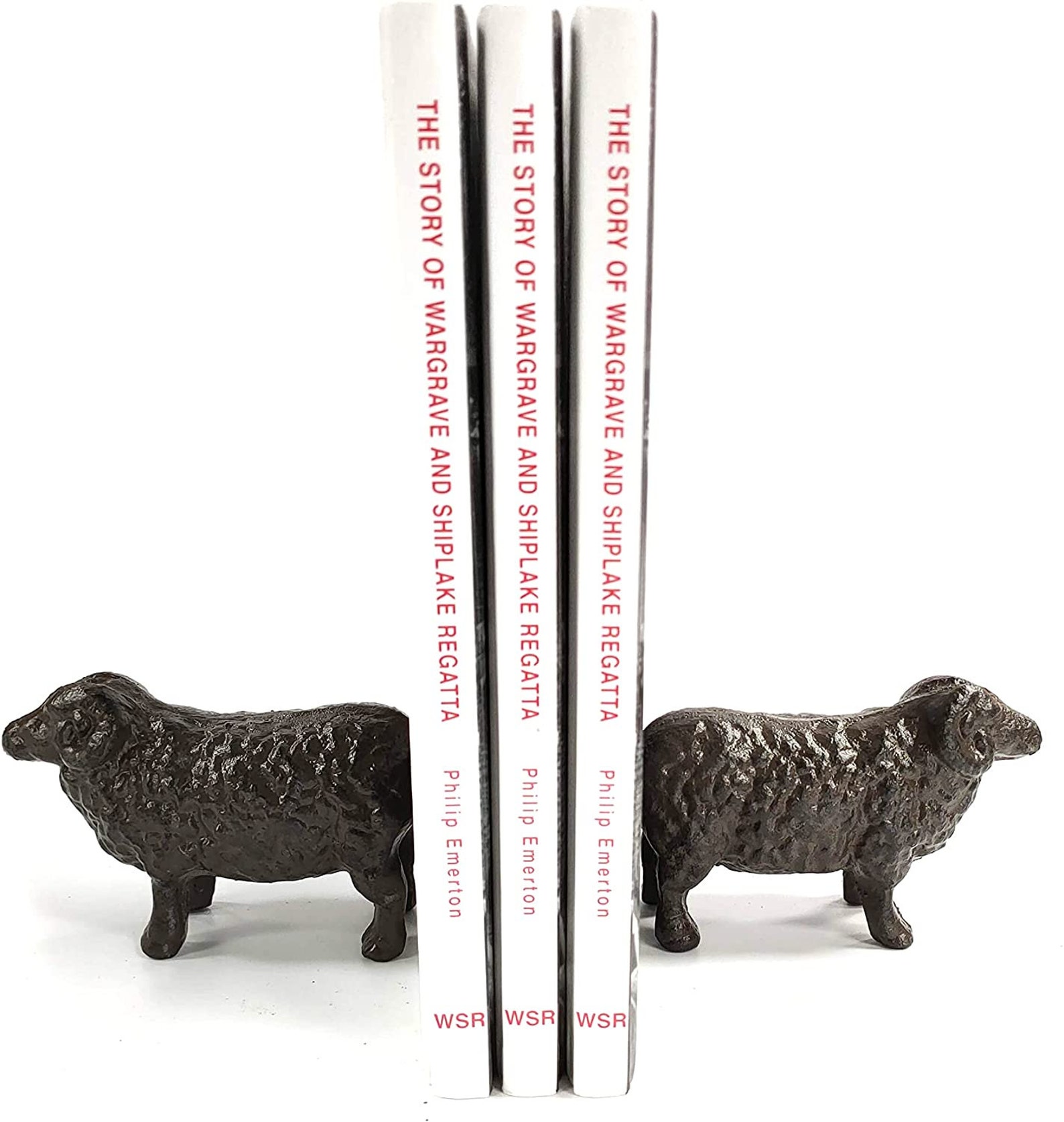 Cast Iron Bookends or Door Stops. A Set of 2 Sheep. Ideal for - Etsy