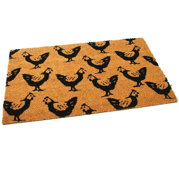 Chicken Door Mat - Etsy UK