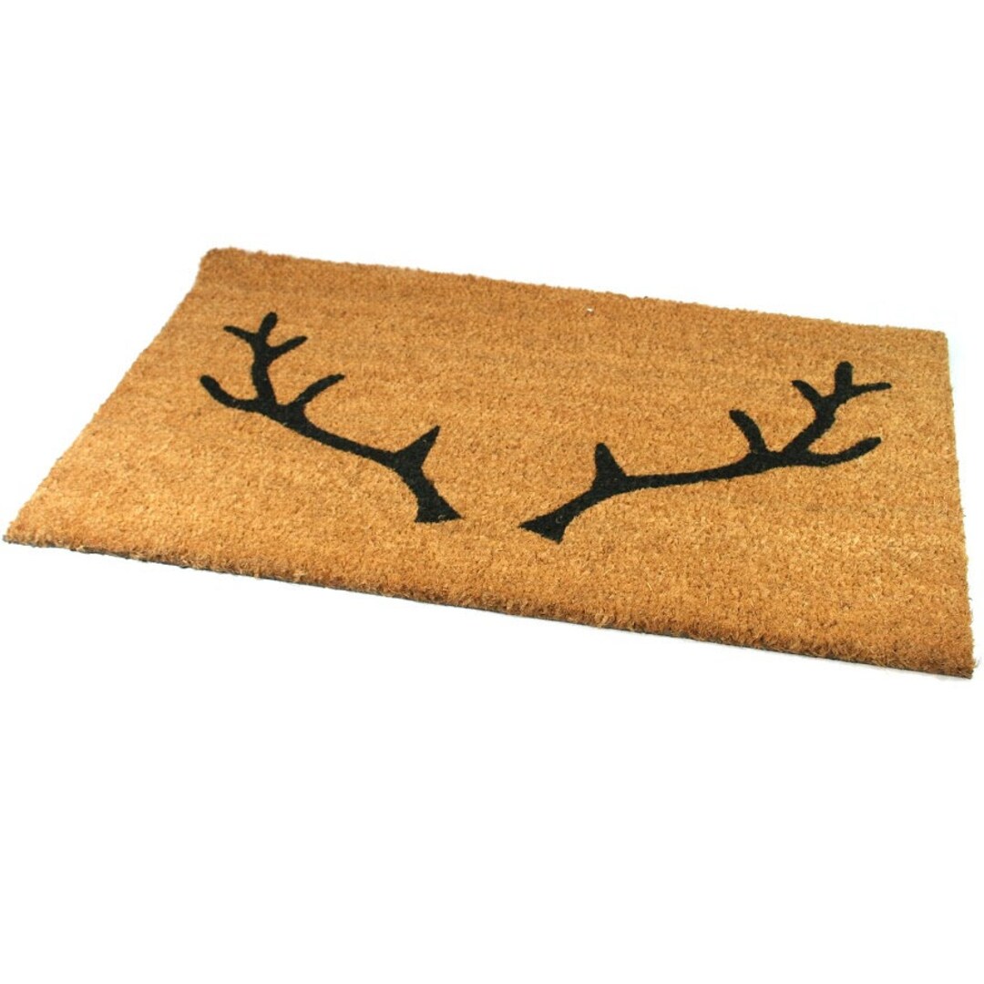 Large, Thick, Decorative, Patterned Coir Door Mats With Nature Designs ...